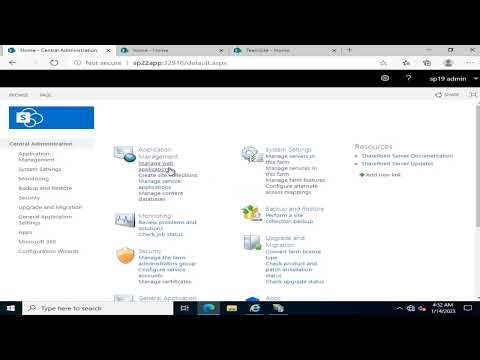 How to create classic team site in SharePoint server susbcription edition 2022