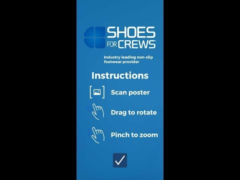 Shoes For Crews Augmented Reality Application | VR Vision Inc