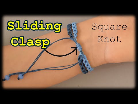 How to Make Sliding Knot Clasp | Macrame Tutorial