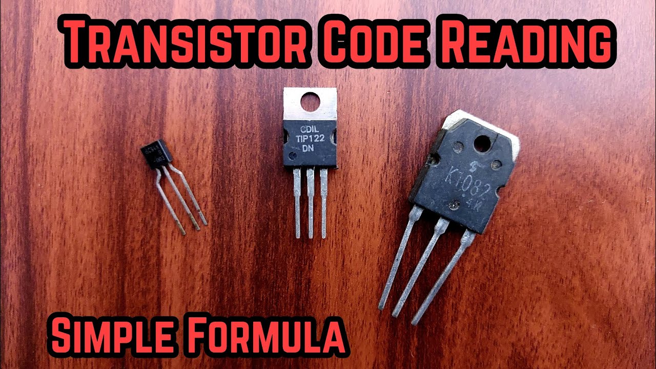 Transistor Code Reading | Simple Formula