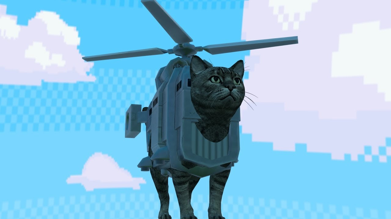 Helicopter Cat