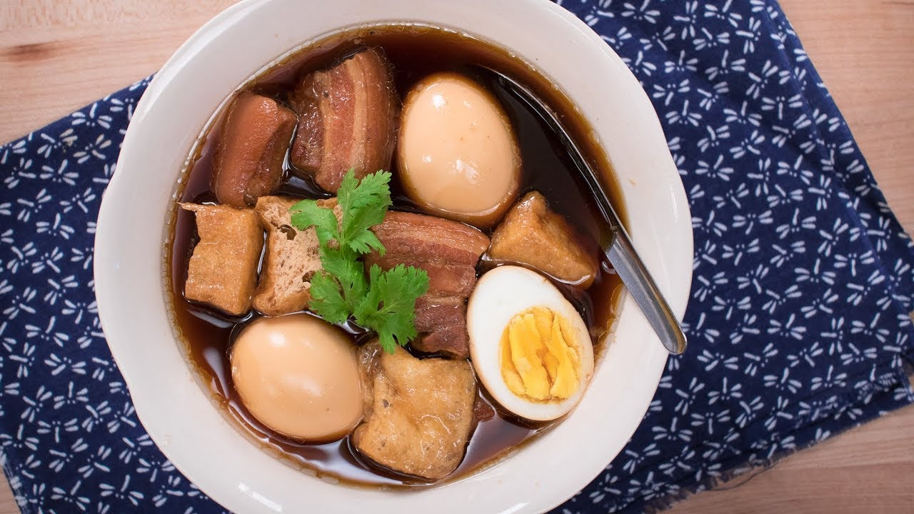 Five Spice Egg Pork Belly Stew Instant Pot Stovetop Recipe Kai Palo ...