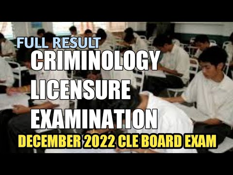 FULL RESULT: A-F PASSERS DECEMBER 2022 CRIMINOLOGY LICENSURE EXAM