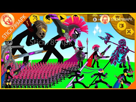 EPIC ARMY CYPERPUNK GRIFFON, XIPHOS, SHADE VS FINAL BOSS TITAN | Stick War Legacy Mod | Stick789Apk