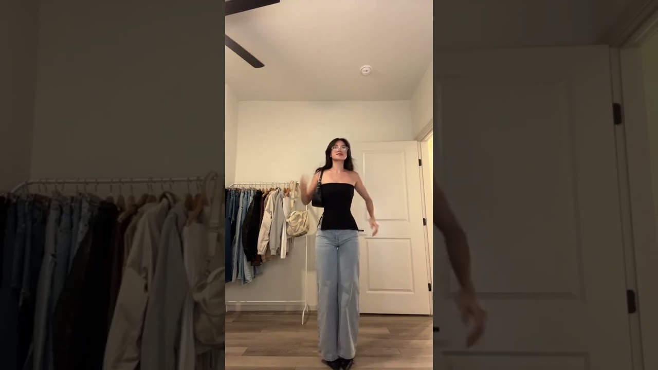 Obsessed with this top & jeans combo #foryou #ootd #outfitstyle #gym #outfitideas #fashion #outfit