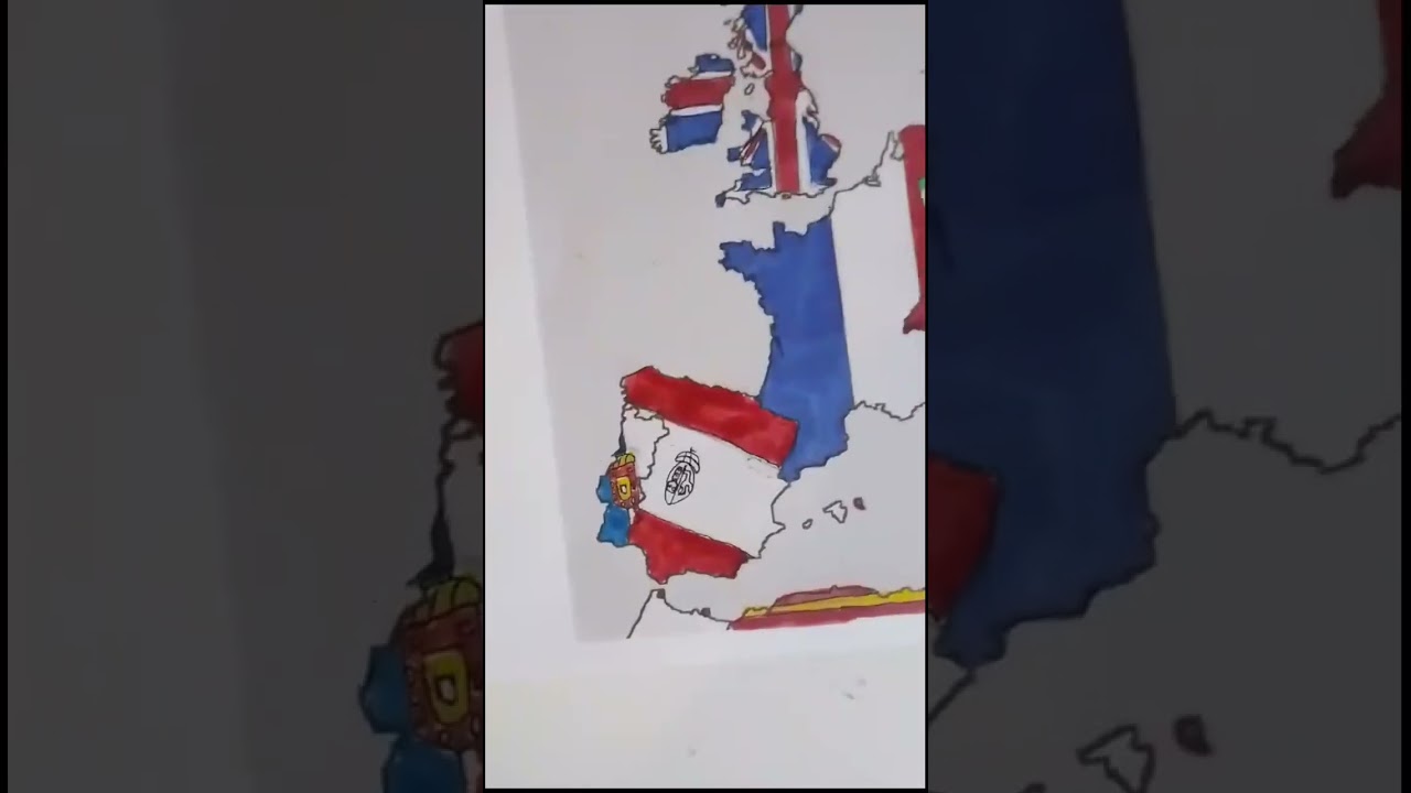 Map of Europe 1810 - Kingdom of Spain #flag #europe #history #1810 #spain