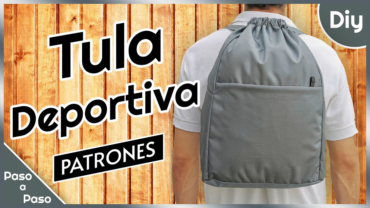 Como Hacer Una Tula o Mochila Deportiva | Moldes Incluidos | Confeccion