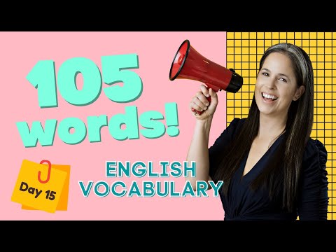 LEARN 105 ENGLISH VOCABULARY WORDS | DAY 15