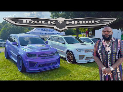 2 HARDEST WIDEBODY TRACKHAWKS IN THE WORLD TOOK OVER RICK ROSS CARSHOW AND STREETWHIPS 2025