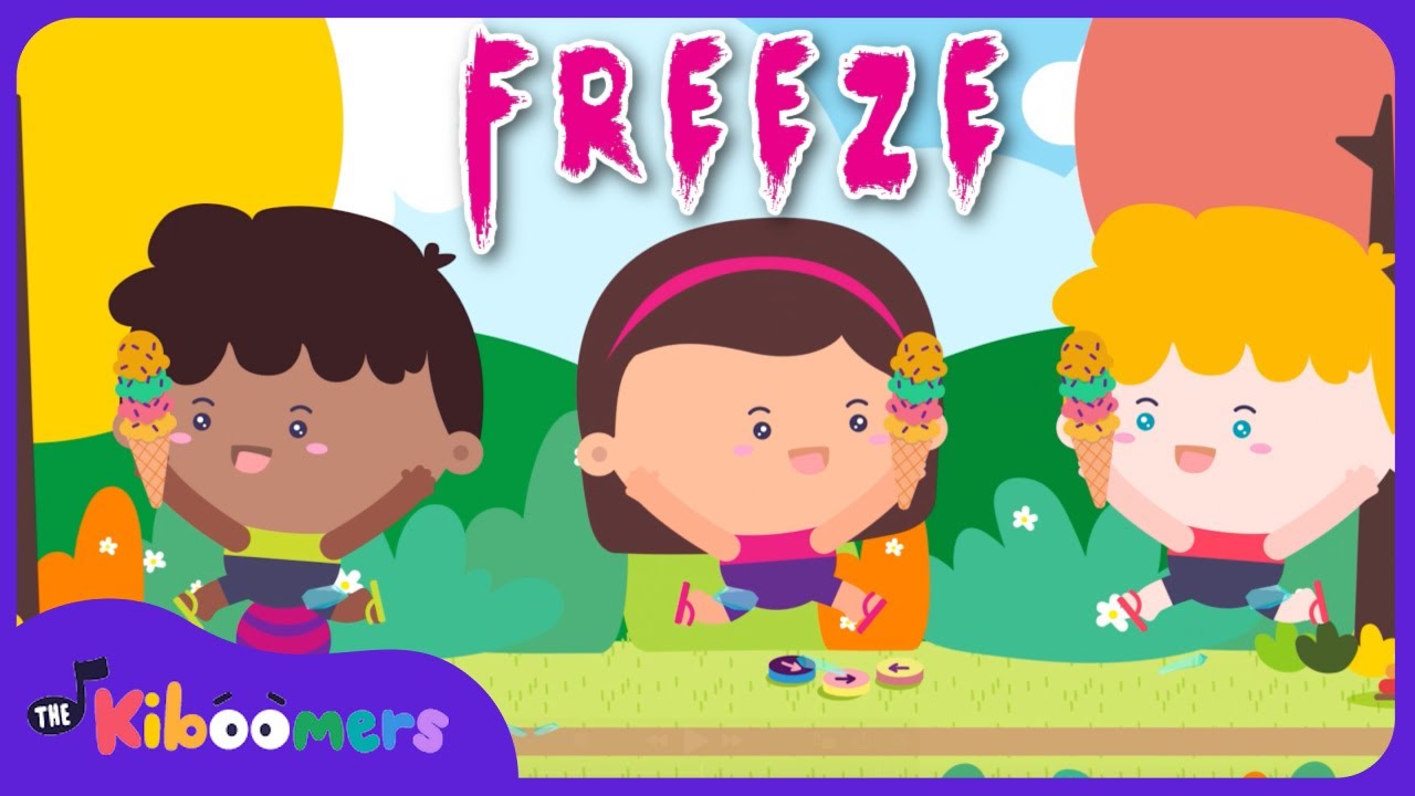 Ice Cream Freeze Dance! 🍦 Can You Stay Frozen? |The Kiboomers Kids Songs
