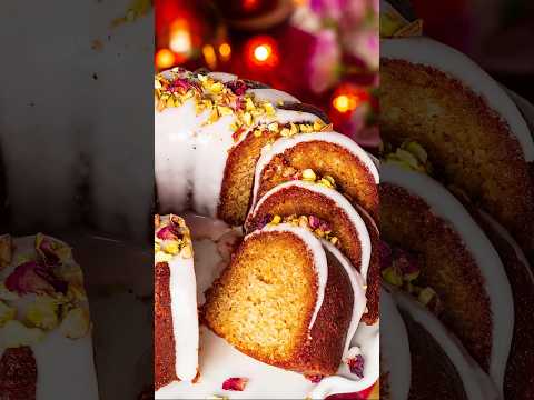 INDULGE in this Gulab Jamun cake (EGGLESS) #bundtcake #gulabjamun #egglesscakes