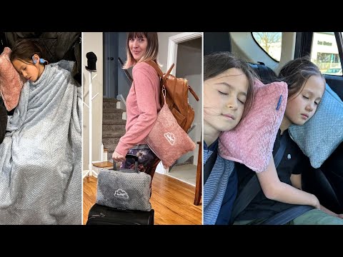 Blanket + Travel Pillow in ONE!! | 2024 Travel Hacks