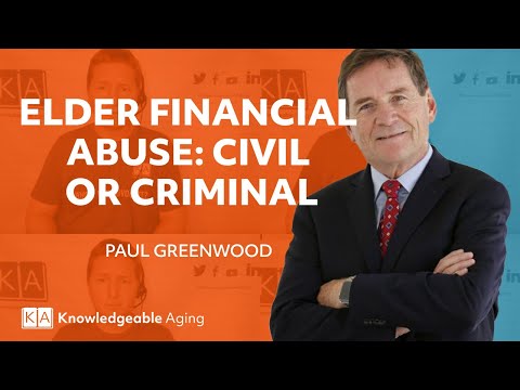 Is Elder Financial Abuse A Civil Or Criminal Matter?