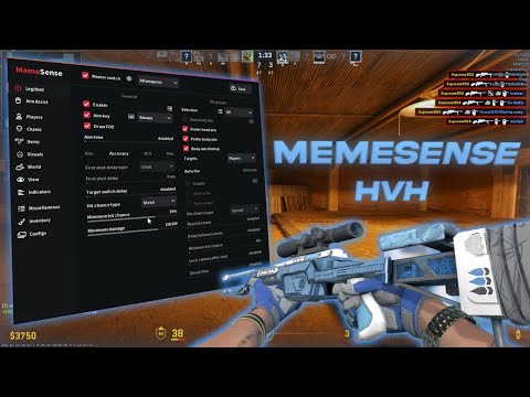#CS2 Semi-Rage HvH ft. Memesense Highlights