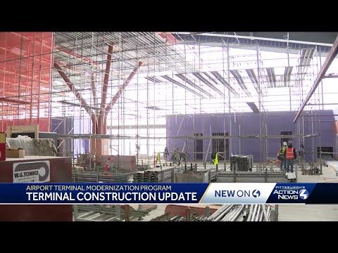 New Pittsburgh airport terminal at 80% completion: Take a look inside