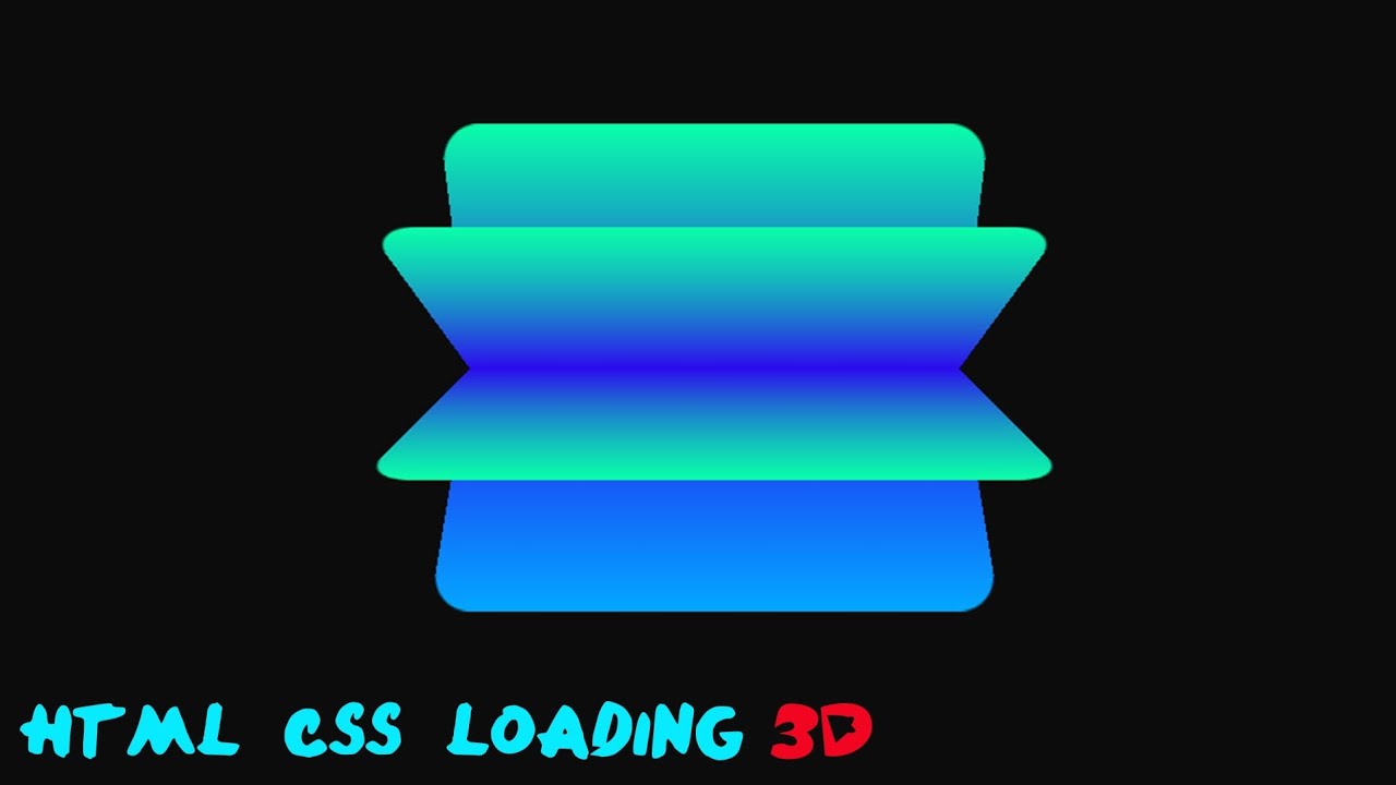 AMAZING LOADING ANIMATION 3D USING HTML CSS|DO YOU KNOW THIS DESIGN?@pinkweb0