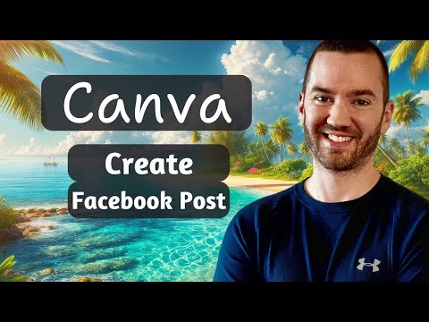 How To Create A Facebook Post In Canva (Canva Facebook Post Tutorial)
