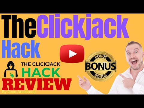 The ClickJack Hack Review ⚠️ WARNING ⚠️ DON'T GET THIS WITHOUT MY 👷 CUSTOM 👷 BONUSES!!