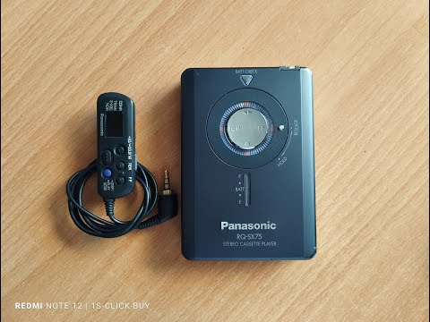 Panasonic Walkman Cassette player RQ SX 75 Blue Junk for | Reverb