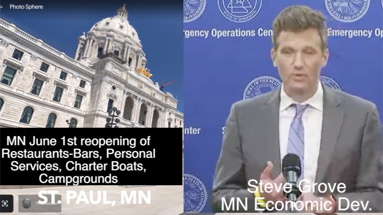 MN June 1 Reopening Guidelines: Bars-Restaurants, Personal Services, Charter Boats & Campgrounds