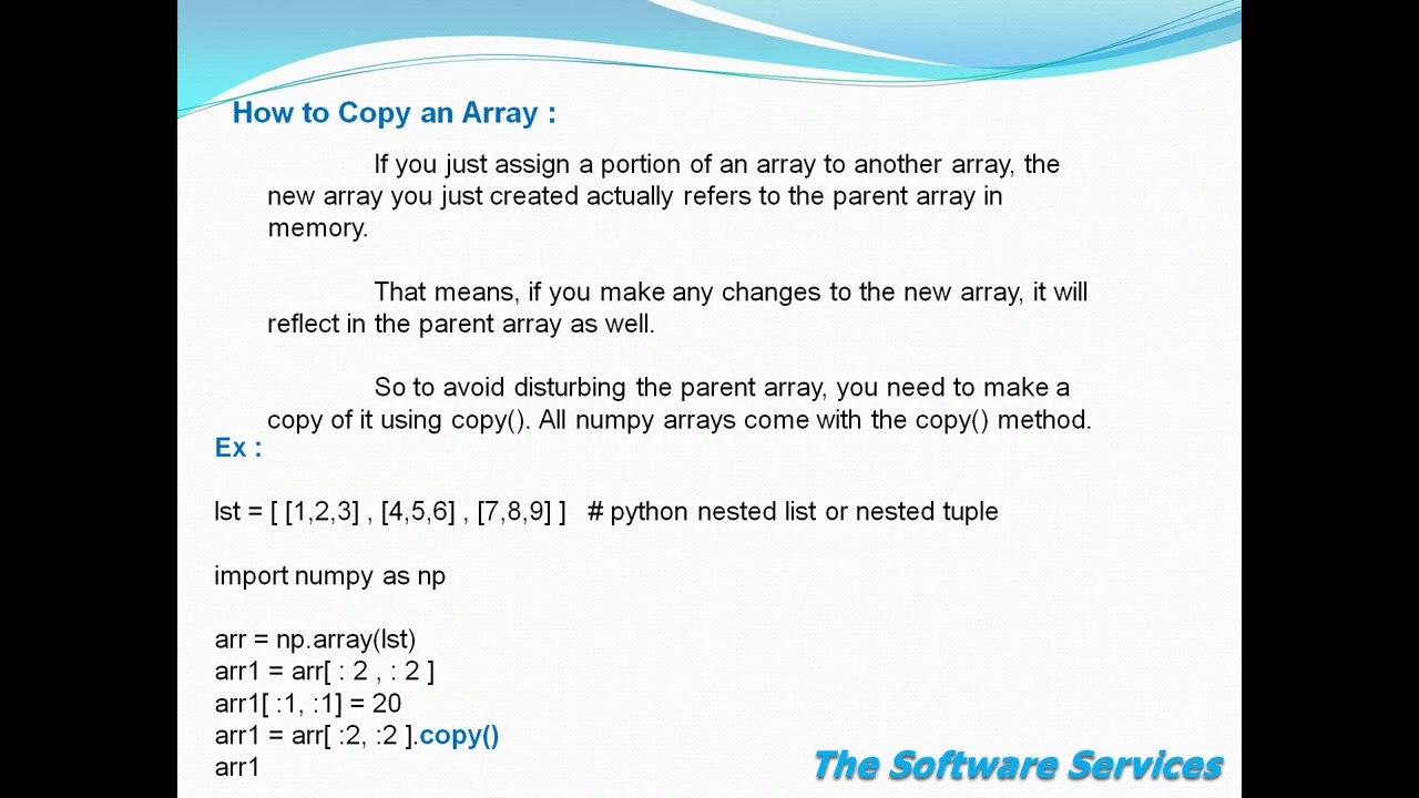 13  How to Copy a NumPy Array