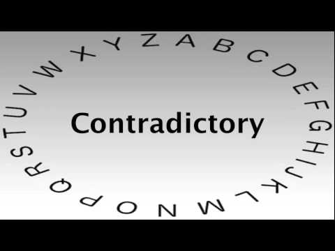 SAT Vocabulary Words and Definitions — Contradictory