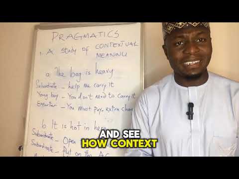 Pragmatics: A Study of Contextual Meaning