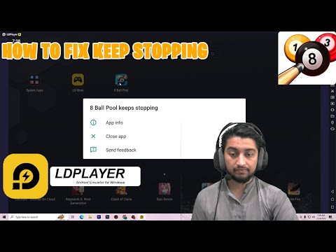 HOW TO FIX KEEPS STOPPING LD PLAYER 8BALL POOL PC EMULATOR