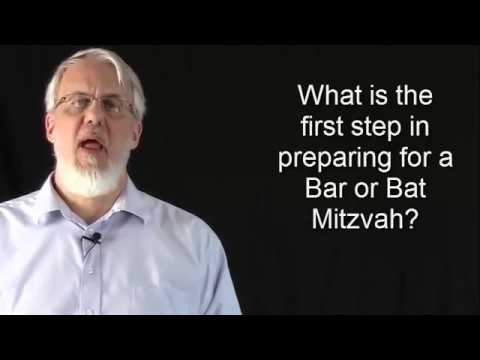 The first step of Bar Mitzvah preparation (FAQ-09)
