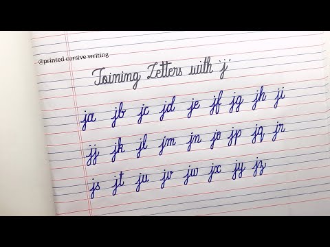 The Ultimate j Handwriting Tutorial (Master the Letter j)