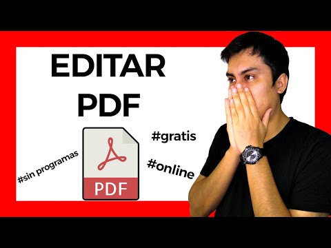 â
CĂłmo EDITAR un PDF Sin Programas | Modificar un PDF GRATIS 2024