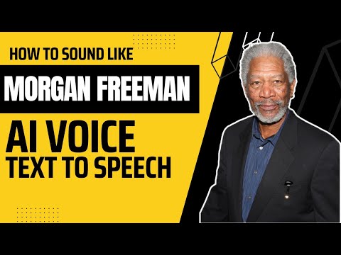 [Tutorial] Morgan Freeman Voice Generator | Creates AI Voice via Text to Speech - TTS