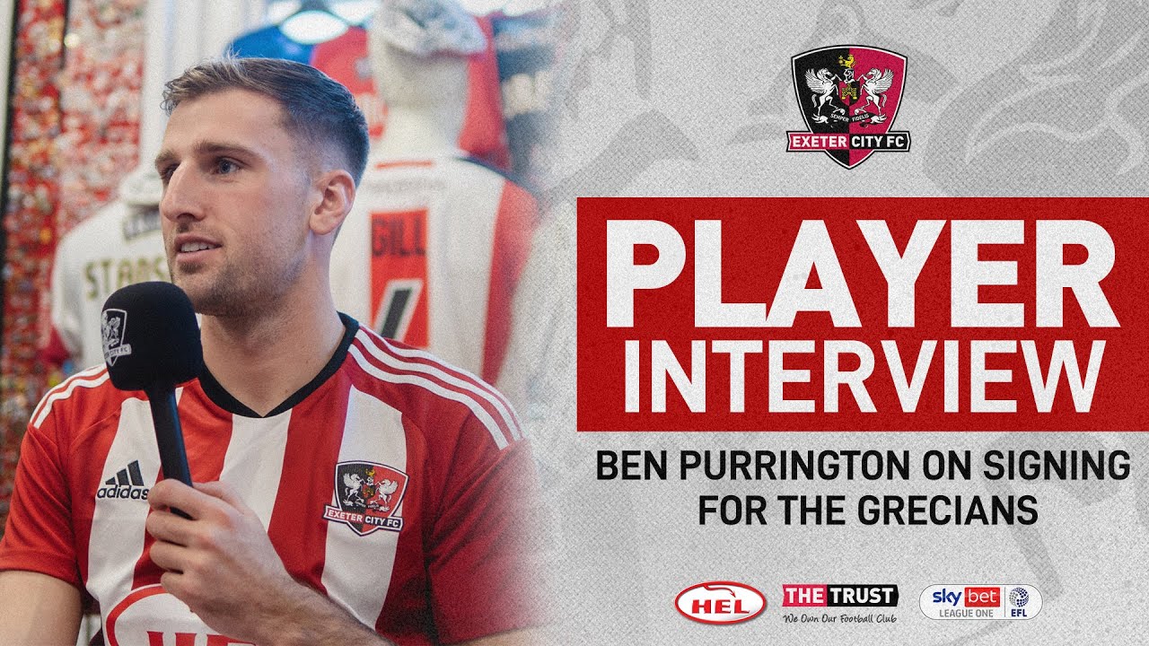 Exeter City complete signing of defender Ben Purrington | Devon Live