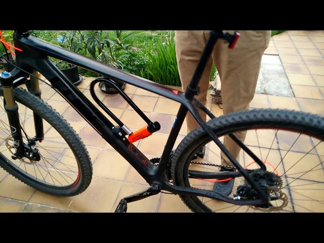 Замок на ключ Kryptonite Evolution STD FlexFrame U-Lock черно-оранжевый Черный KR.002130 ...