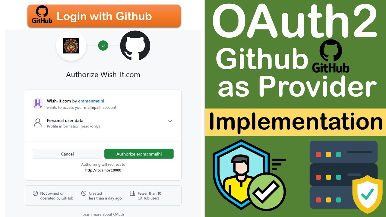 OAuth2 Implementation + SpringBoot  3 + GitHub as Authentication Provider