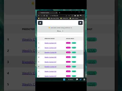 Leetcode Rank Predictor || #shorts || @Pravinkumar_S