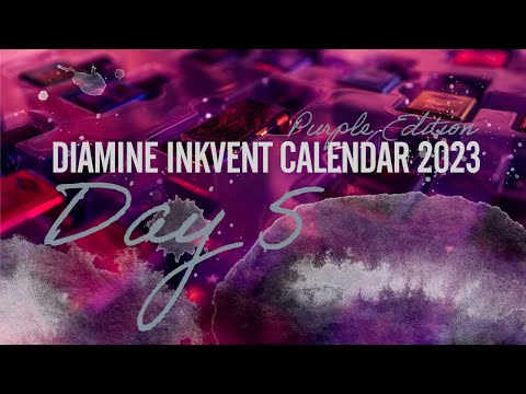 Diamine Inkvent Calendar 2023: Day 5 - Nightfall Fountain Pen Ink