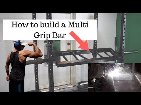 home gym | how to make a multi grip bar | homemade gym equipment | football bar