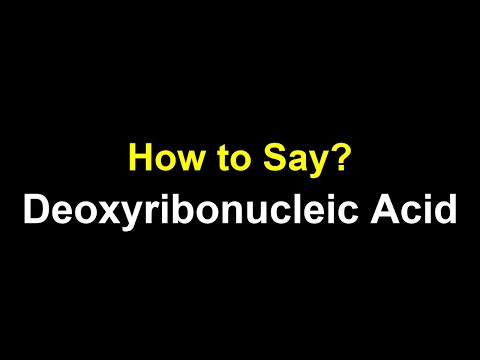 How to Pronounce Deoxyribonucleic Acid Correctly (American & British Accent)