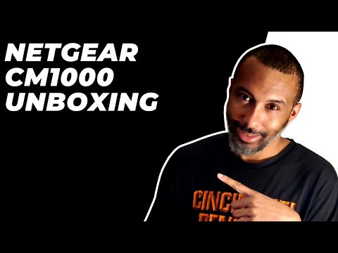 New Cable Netgear Modem CM 1000 Unboxing
