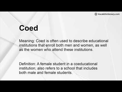 Coed Meaning