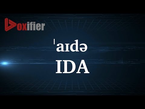 How to Pronunce Ida in English - Voxifier.com