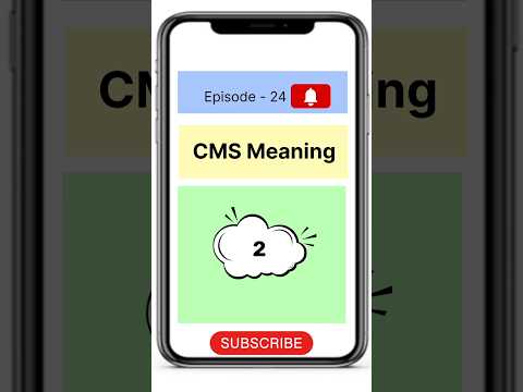 Episode - 24 || "What is CMS?" and "CMS Full Form"
