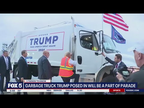 Trump's Inaugural parade to feature garbage truck from campaign
