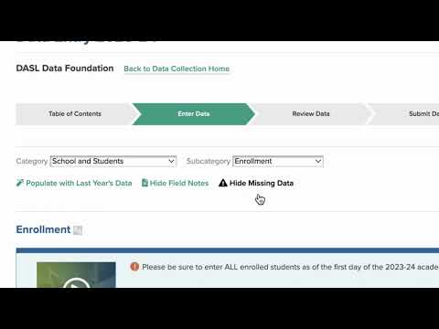 2023-24 DASL Data Entry: Executive Compensation