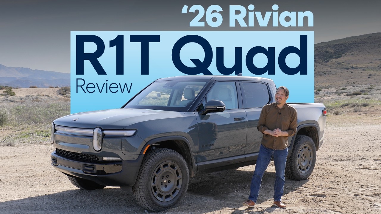 FOUR Motors & 1,000+ horsepower! | 2026 Rivian R1T Quad Review