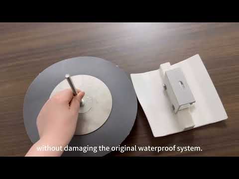support of solar panels on roof