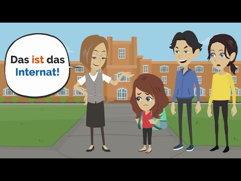 Deutsch lernen | Mia kommt ins INTERNAT!