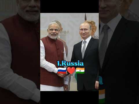 Top 10 Countries That Support India #shorts #india