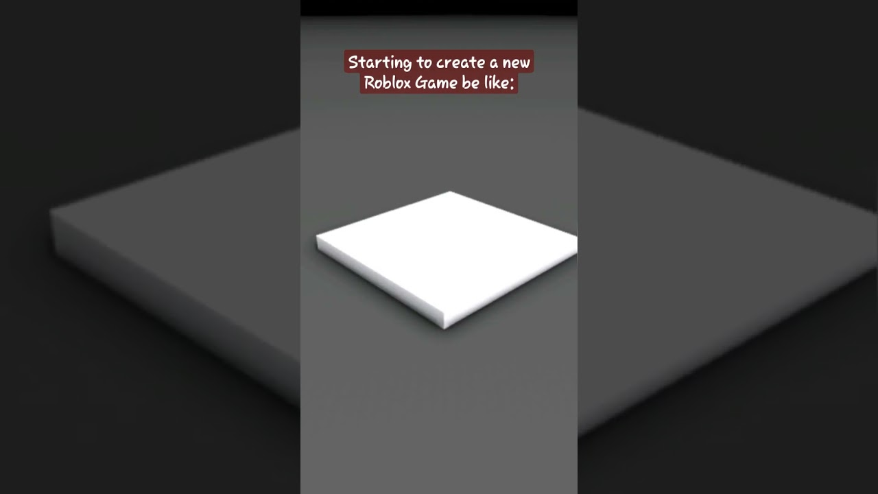 Starting a new Roblox game be like: #roblox #robloxstudio